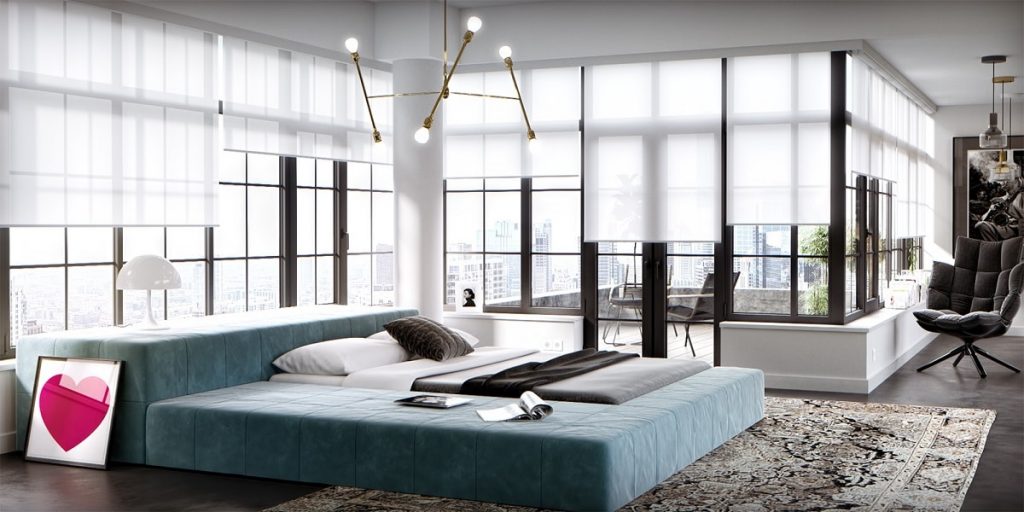 White Motorized Solar Shades – Innovation Shades Store